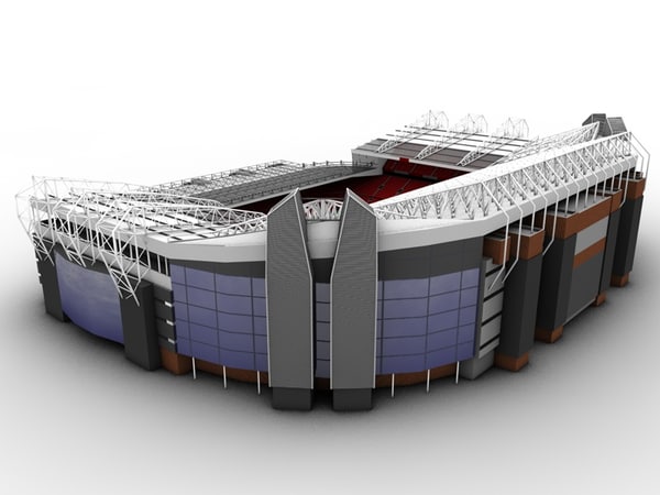 manchester united old trafford 3d model