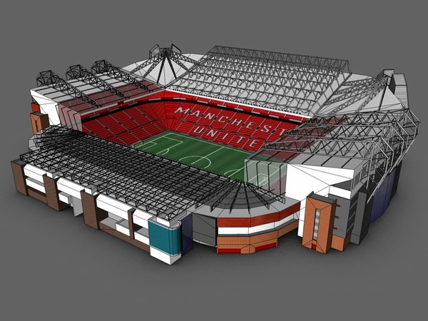 manchester united old trafford 3d model