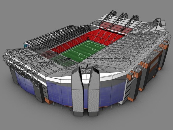 manchester united old trafford 3d model