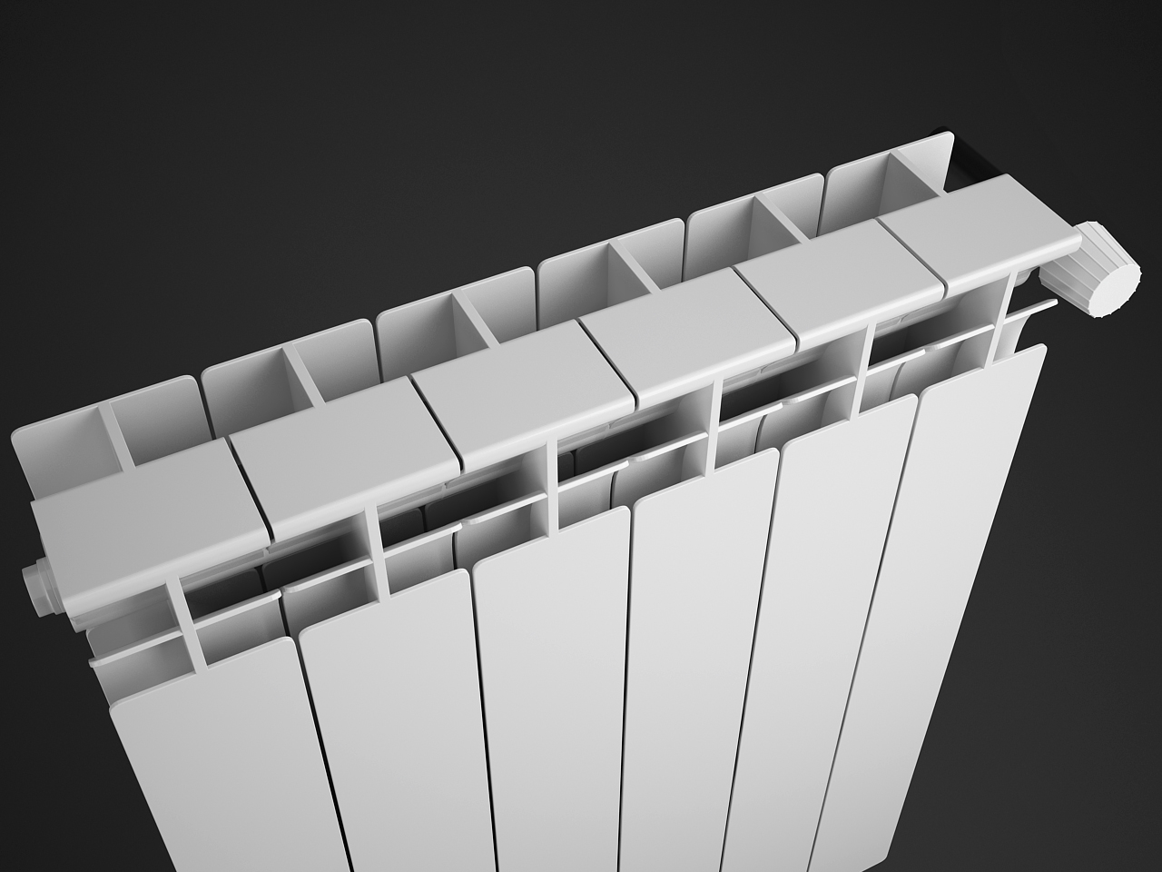 3d model heating radiator