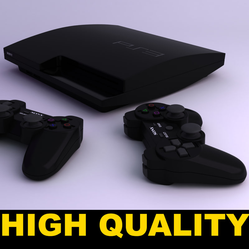 modelo 3d SONY PS3 - TurboSquid 524100