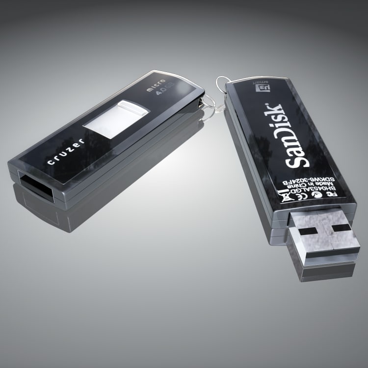 3ds max memorystick sandisk cruzer