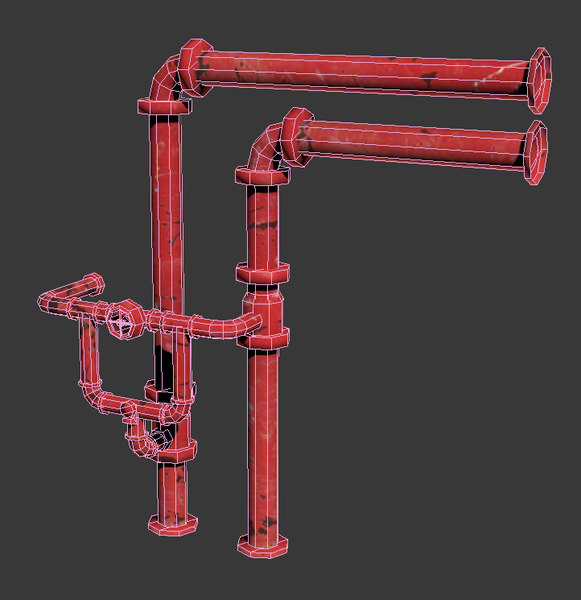 plumbing pipe 3d model