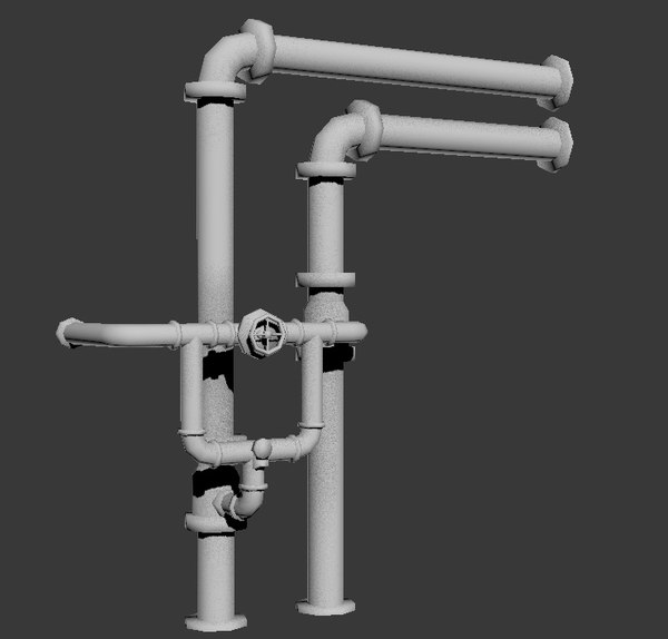 plumbing pipe 3d model