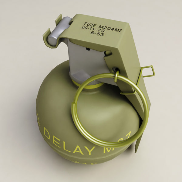 m67 grenade 3d 3ds