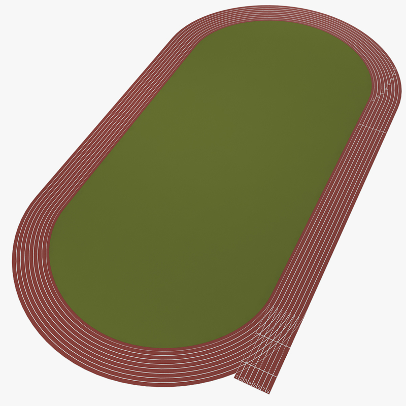 athletics equipment sets 3d model