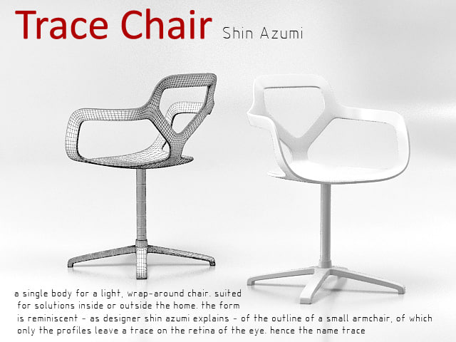 trace chair 3ds