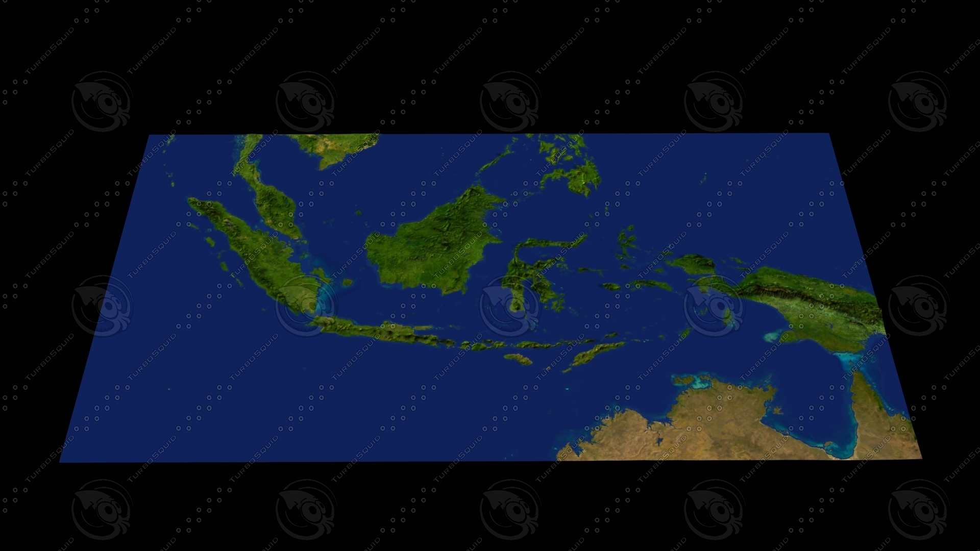 3d indonesia maps