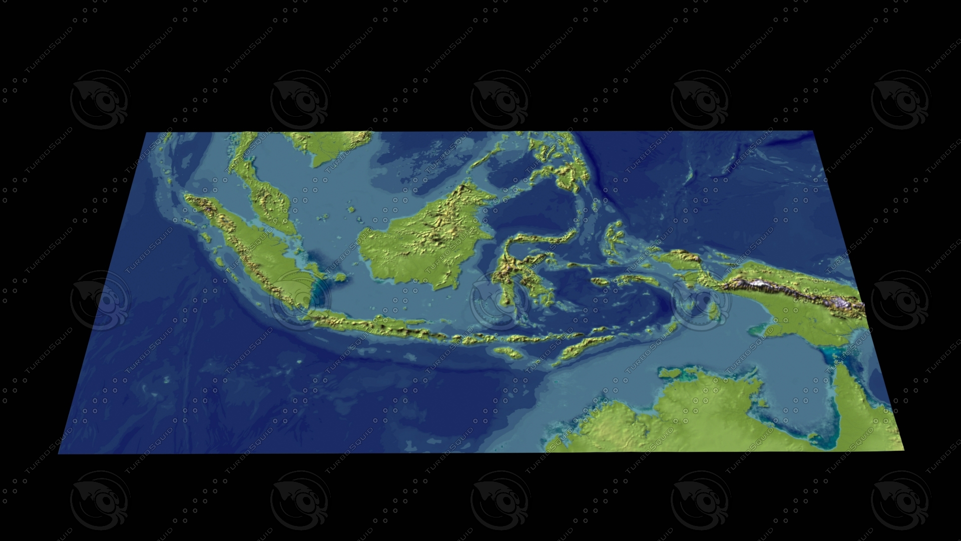 3d indonesia maps