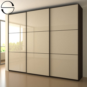 wardrobe sliding doors 3d model