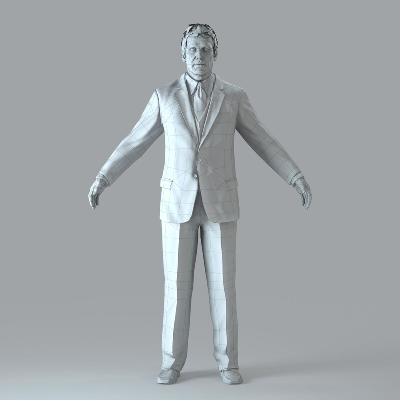 character human 3d model