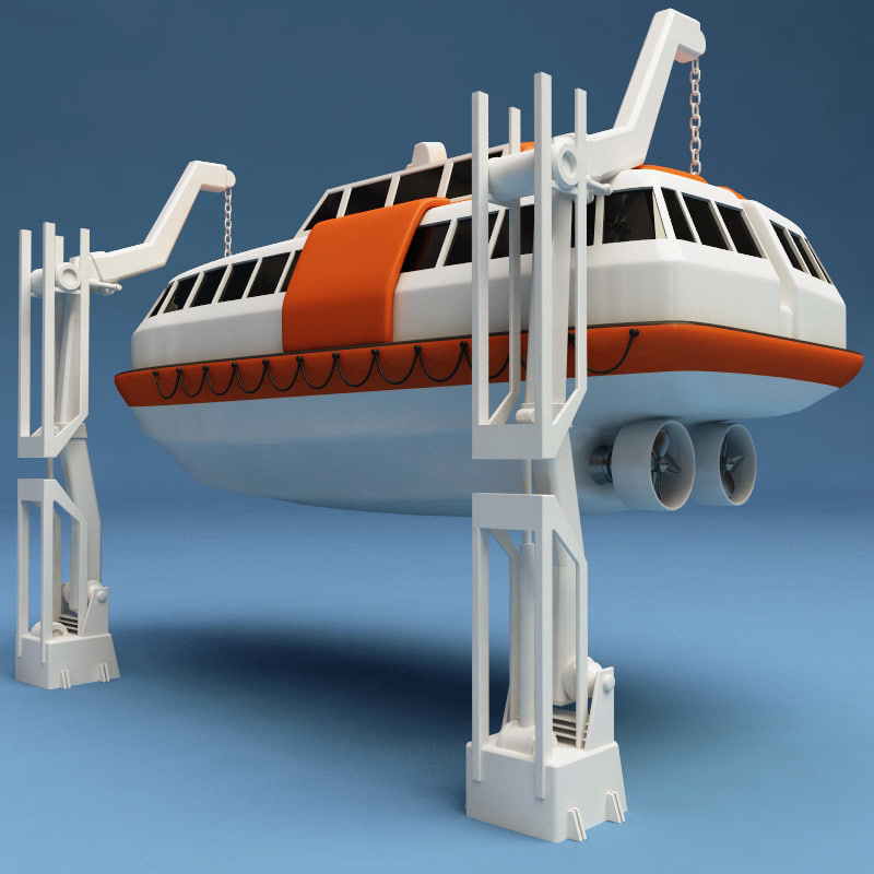 3d lifeboat v3 model