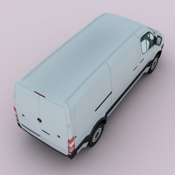 2008 mercedes sprinter 3d model