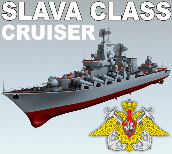 slava class cruiser 3d 3ds