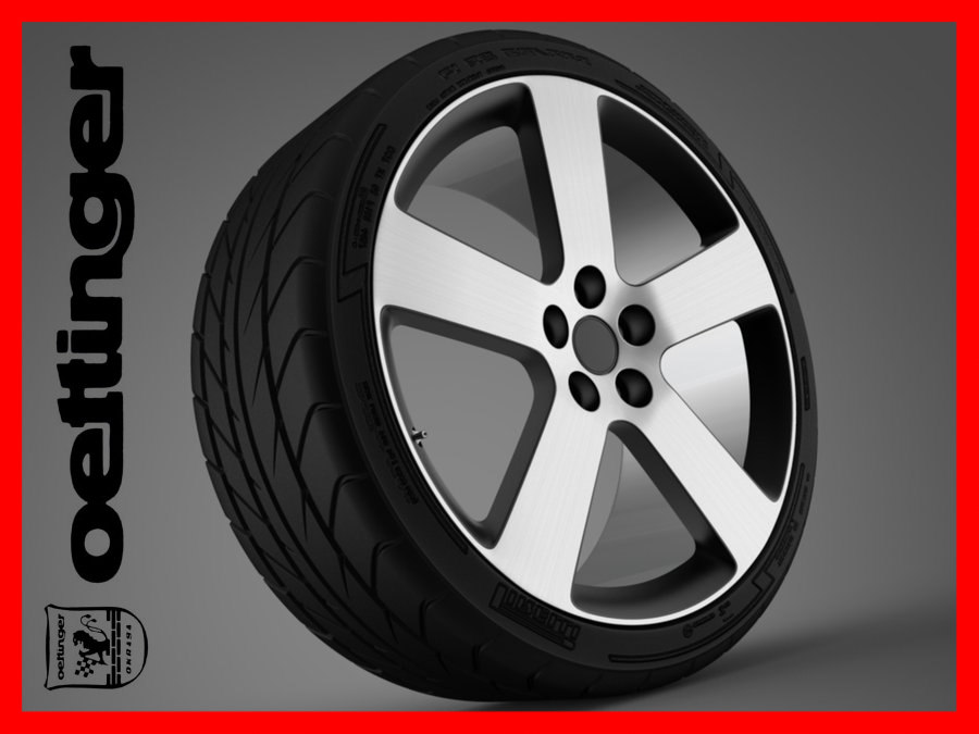 oettinger tyre wheel 3d max