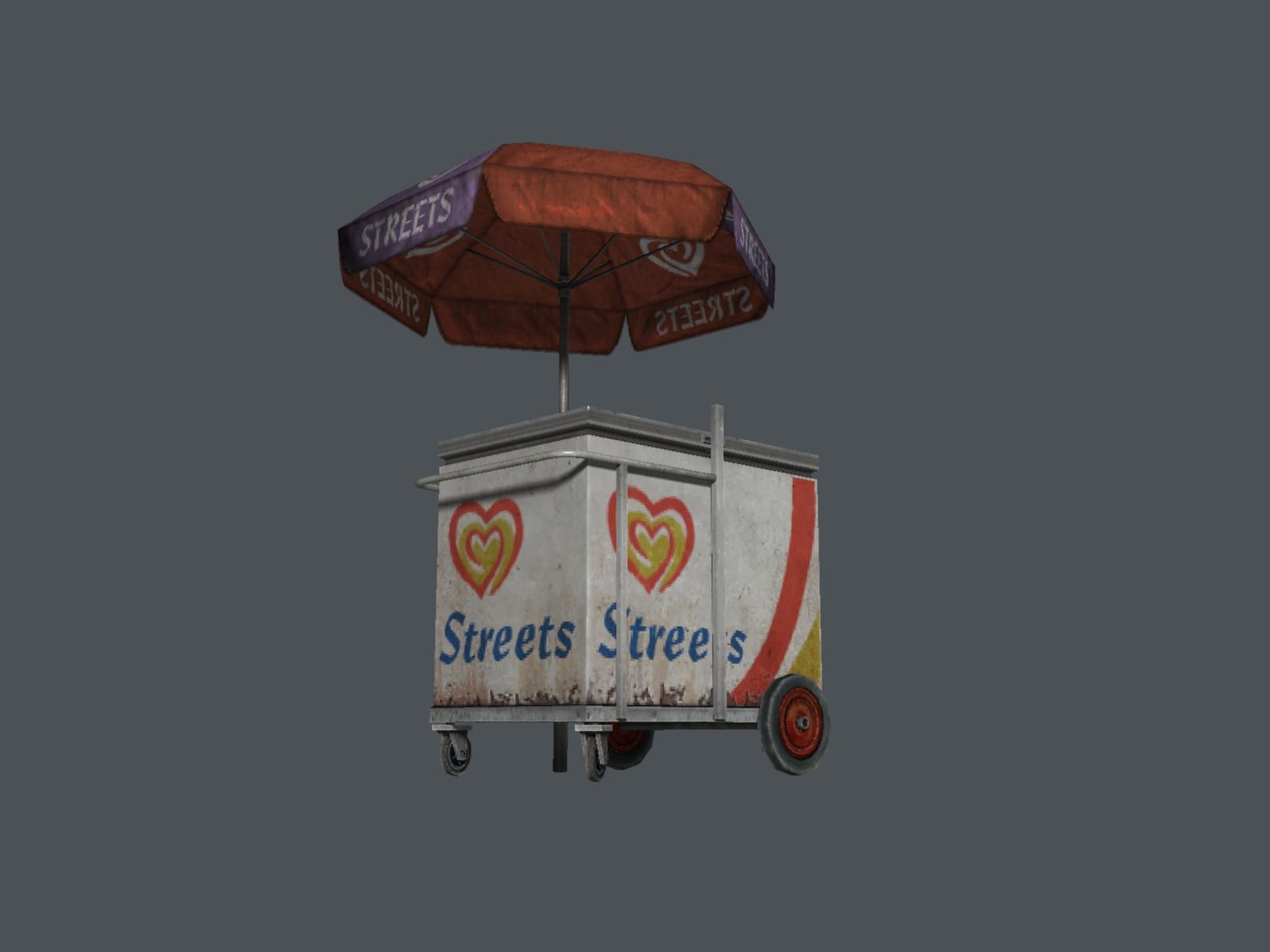 3d pack ice cream stands