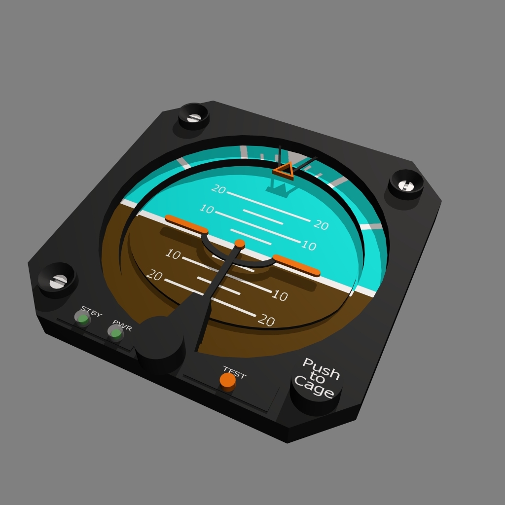 3ds artificial horizon indicator