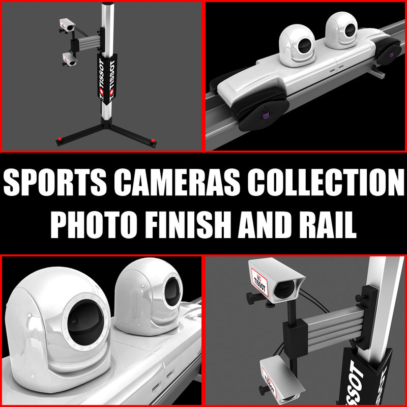 sports cameras 3d model