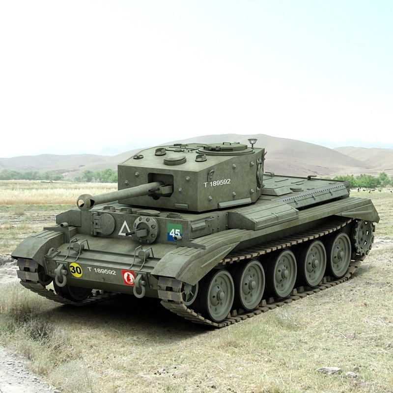 3d british cromwell tank