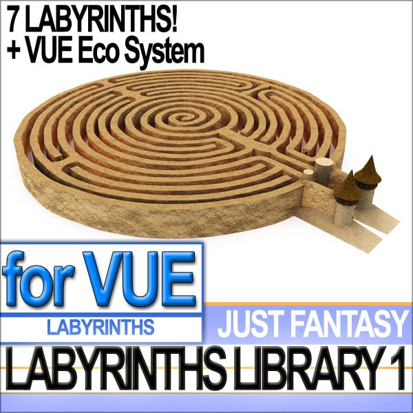 labyrinth library vol 1 3d model