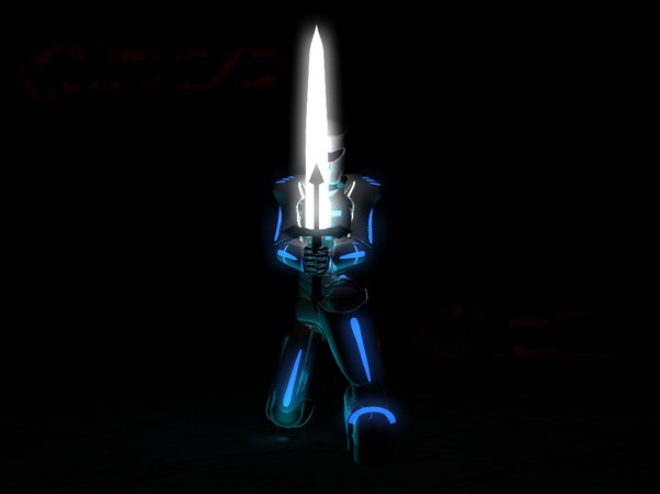 3d knights templar robot