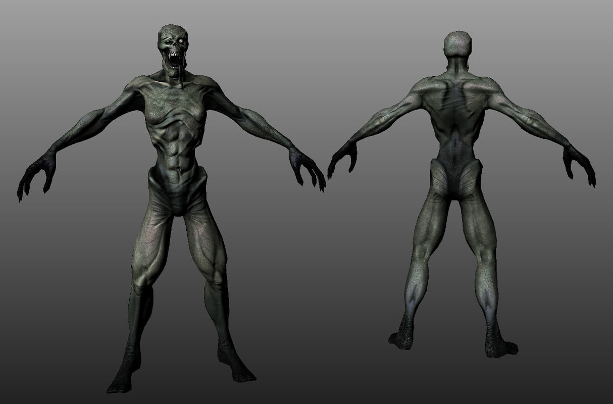 3d model ghoul character
