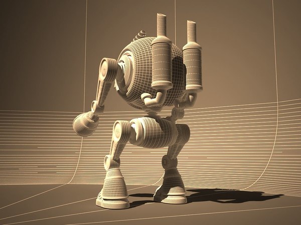 hunchback robot 3d model