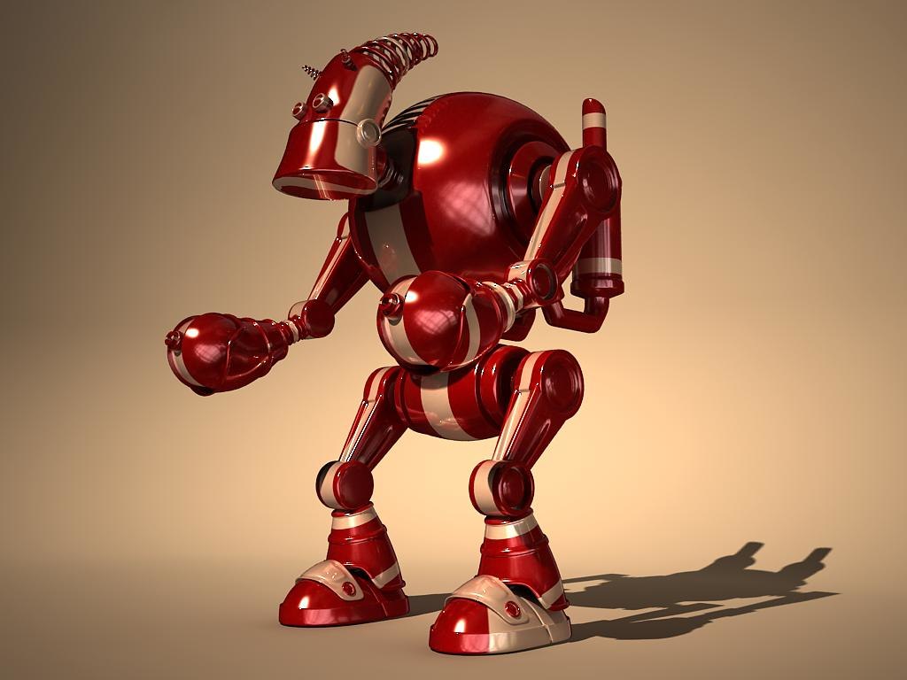 hunchback robot 3d model