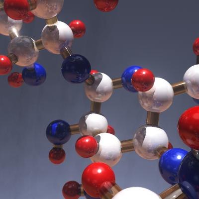 molecule amylose 3d model