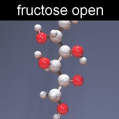 molecule fructose 3d max