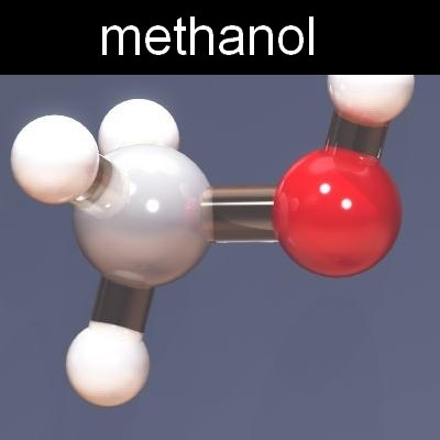 molecule methanol 3d max