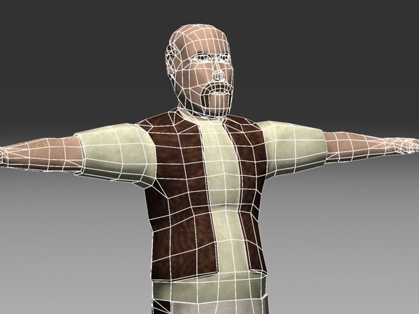 male character 3d 3ds