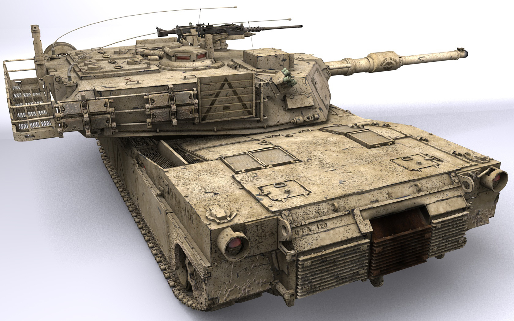 abrams m1a2 3d model
