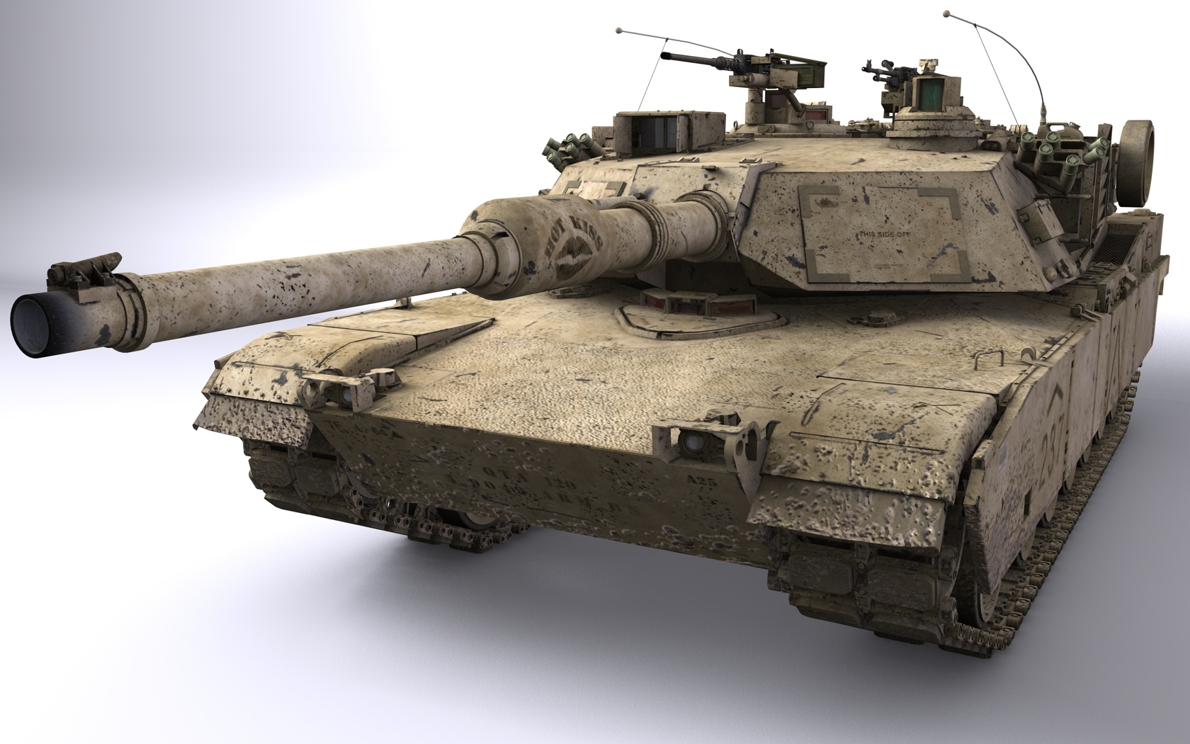 abrams m1a2 3d model
