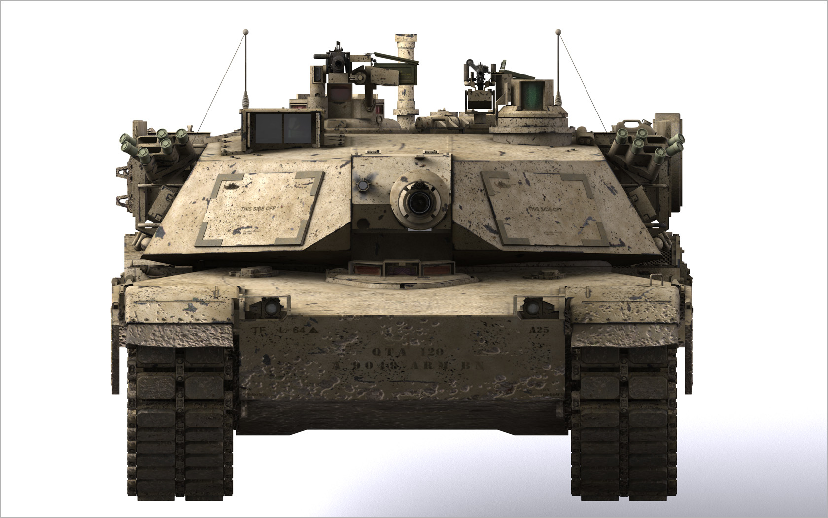 abrams m1a2 3d model