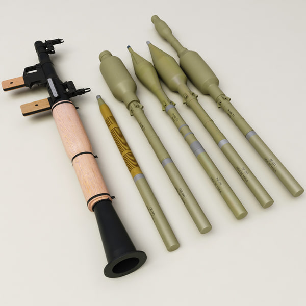 rpg 7 v2 3d model