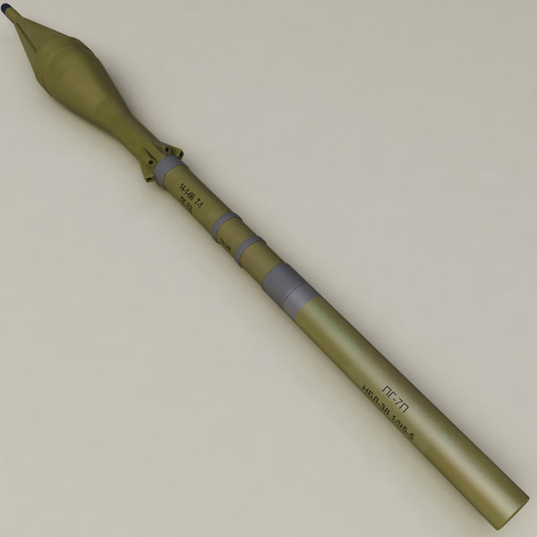 rpg 7 v2 3d model
