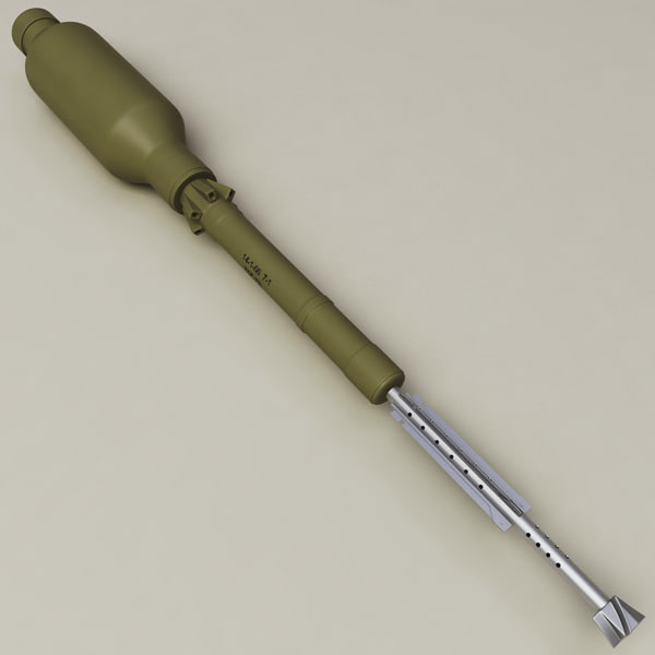 rpg 7 v2 3d model