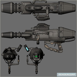 Free Blender Gun Models | TurboSquid