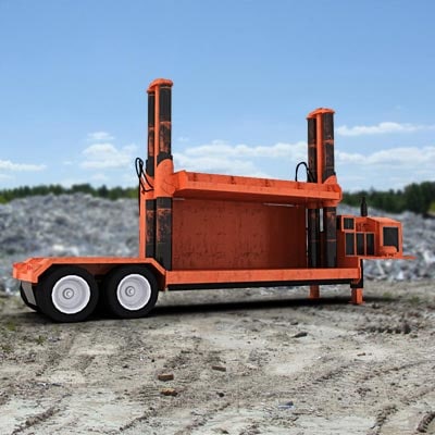 car crusher 3d model