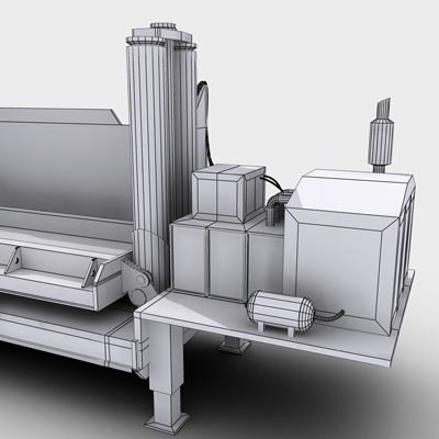 car crusher 3d model