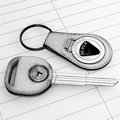 car key 3d model