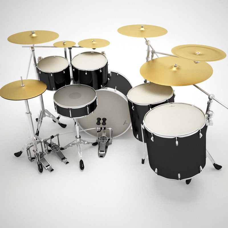 3d drums studiolight model