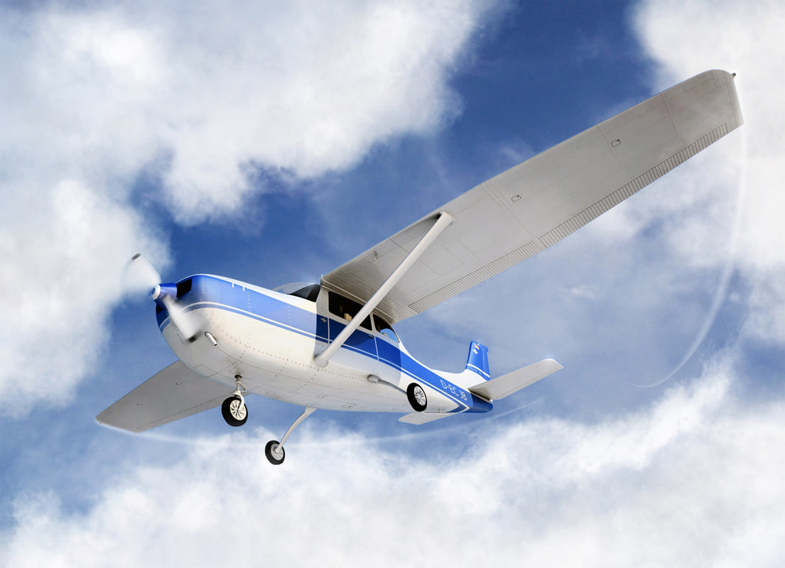 cessna 172 3d model