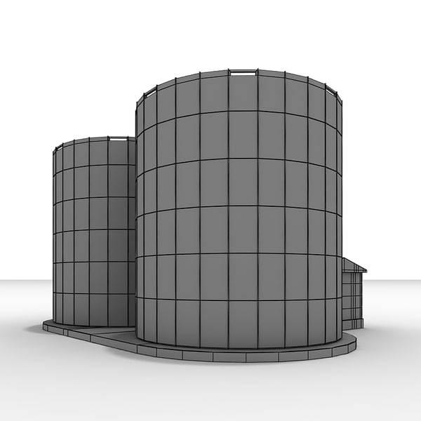 3d model water tank 02