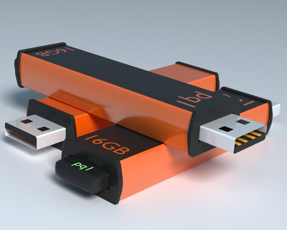 3d model pendrive pq1