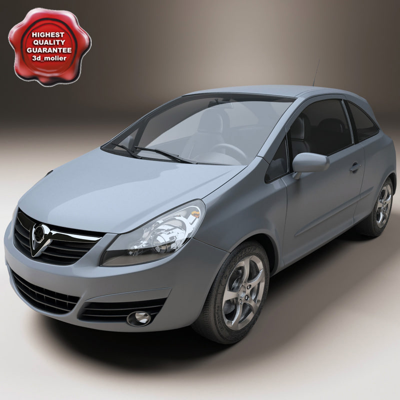 vauxhall corsa 3d model
