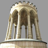 3d medieval water model