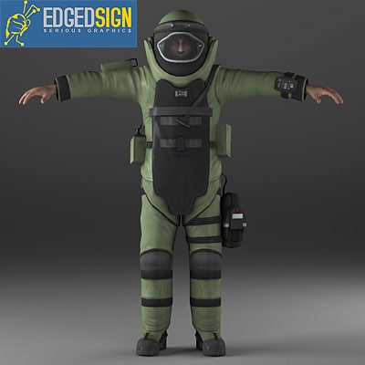 EOD9 폭탄 처리 소송 3D 모델 - TurboSquid 530260