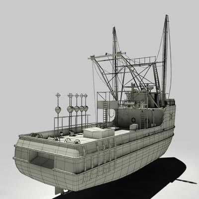 fishing andrea gail 3d model